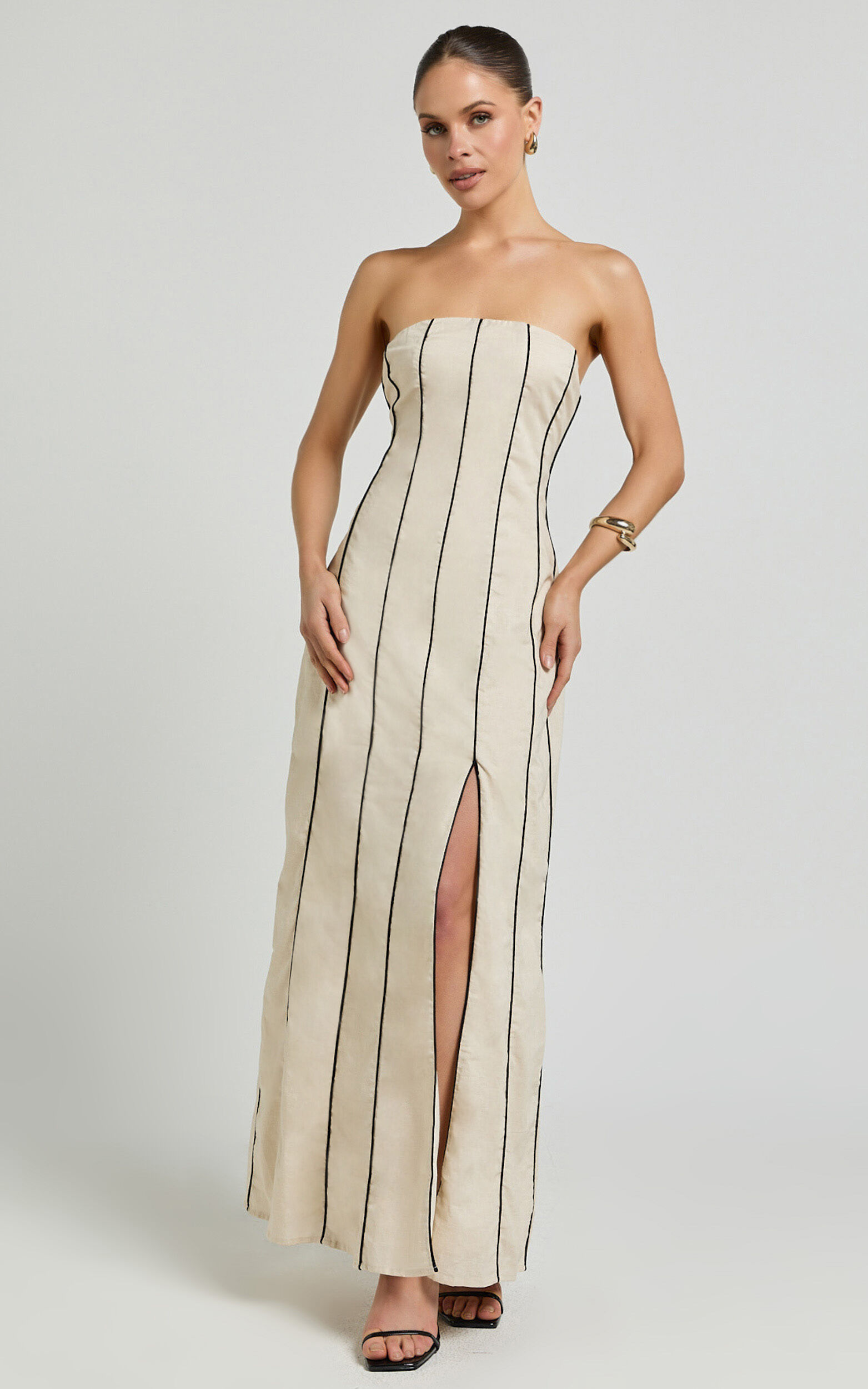 Seven Wonders - Ravello Maxi Dress In Cream - Showpo